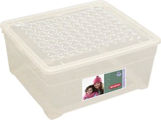 Curver 03002-001-00 Simply-Box L 18,5 L, transparent, tal-lt