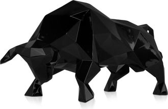 Arte Dal Mondo Adm - Sculpture en Résine taureau Facetté