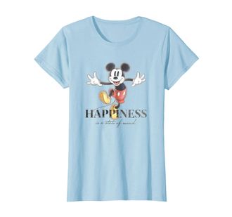 Disney 100 Anniversary Mickey Mouse D100 Quote Happiness T-Shirt