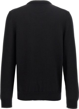 Dolce & Gabbana DG Intarsia Wool Sweater - Black