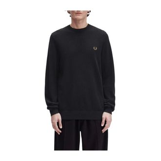 Fred Perry Homme, Sweatshirts et sweats &agrave; capuche, Noir, Taille: S Fred Perry Sweaters