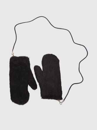 Max Mara Gants en pr&eacute;cieux m&eacute;lange dalpaga et laine vierge avec mousqueton