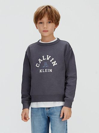 Calvin Klein Relaxed Varsity-sweatshirt - Coal - Jungen - 10