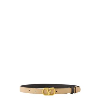 Valentino Garavani VLogo Signature Wendeg&uuml;rtel - - Accessories - Damen - Beige - 75 CM