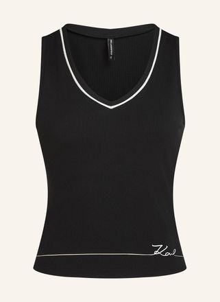 Karl Lagerfeld Top schwarz