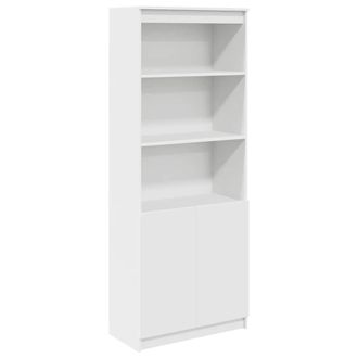 vidaXL Vidaxl - Credenza Bianca 70x35x180 Cm In Legno Multistrato
