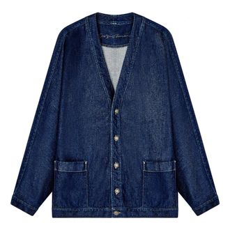 Giorgio Armani Zz105 Denim Giacca - - Jackets - Damen - Blau - L
