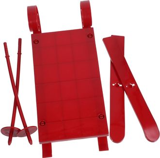 Valiclud Weihnachtliche Mini-Schlitten Ski-deko Kleines Rot Langlebige Christbaumhänger Und Tischornamente Für Festliche Weihnachtsbaum Partydekoration