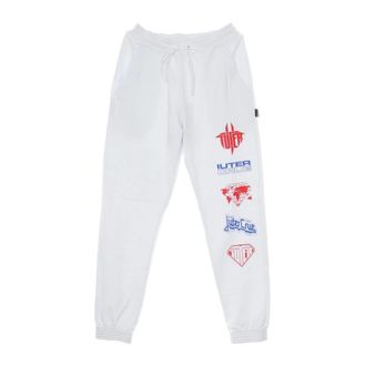 Iuter Wei&szlig;e Tracksuit Hose mit Horns 2.0 - - Trousers - Herren - Wei&szlig; - XL
