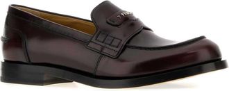 Fendi Nero Bordeaux Vit+interno:vit Mocassini Loafers
