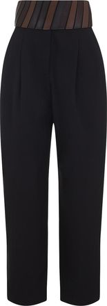 Alaia Pantalons D&eacute;contract&eacute;s - Noir