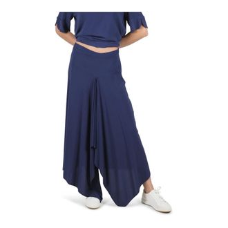 Alessia Santi Asymmetrischer Rock - - Trousers - Damen - Blau - XL