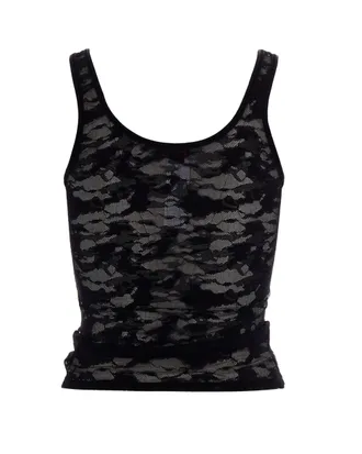Diesel Womens Tank Top Lily Ebony Lace Polyamide Vests & Tops