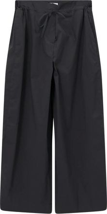 Pantaloni Torino Femme, Pantalons, Noir, Taille: 38 FR Wide Pantalons