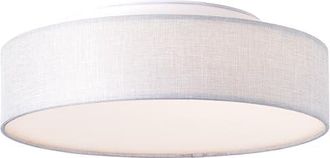 Brilliant Funktionale Deckenlampe in grau - dekorative LED Deckenleuchte - 38cm Durchmesser - in 3 Stufen über Wandschalter dimmbar - mit Memory-Funktion - Meta