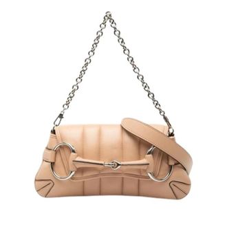 Gucci Sacoche Vintage Pre-owned - Femme - Pre-owned - Beige - Taille: ONE Size