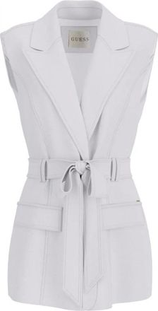 Guess Femme, Vestes, Blanc, Taille: 40 FR Blazer avec Taille &Eacute;lastiqu&eacute;e