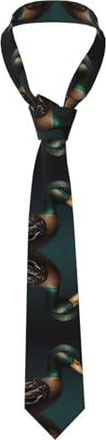 Generic Cravate Canards Verts Classique Necktie R&eacute;glable Cravate Pour Homme Pour Affaires Mariage &Eacute;v&eacute;nements