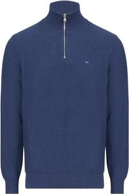 Eden Park Pull &agrave; col zipp&eacute; en coton