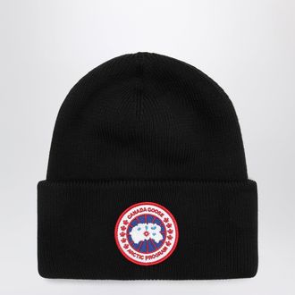 Canada Goose Schwarze Arctic Toque M&uuml;tze aus Wolle