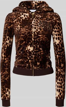 Juicy Couture Sweatjacke aus Baumwoll-Viskose-Mix