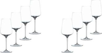 Nachtmann Rotweingl&auml;ser 550 ml, 4 St&uuml;ck, ViNova, 98073, Weingl&auml;ser aus Kristallglas, Rotwein Gl&auml;ser sp&uuml;lmaschinenfest (Packung mit 2)