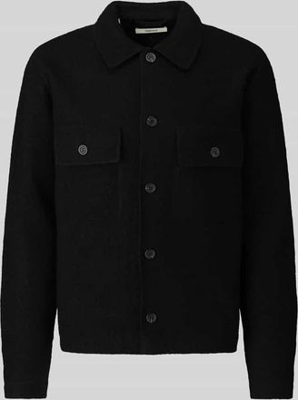 Selected Regular Fit Hemdjacke aus reiner Wolle Modell NEALY