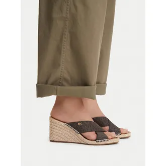 Michael Kors Pantoletten MICHAEL Michael Kors Kenzie 40R6KZMS1B Braun