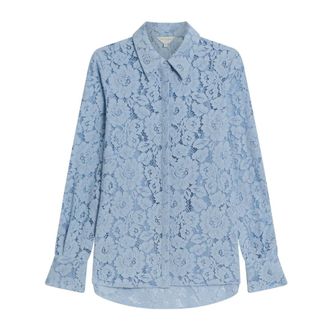 Ted Baker Gennoa Longline Spitzenhemd, Blau
