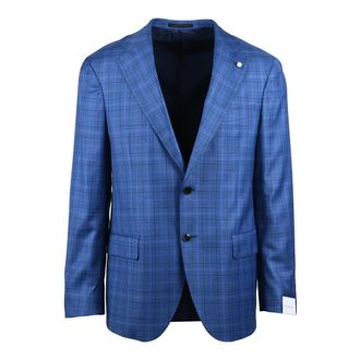 Luigi Bianchi Mantova Giacca Stondata - - Jackets - Herren - Blau - 2XL