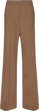Elena Miro Femme, Pantalons, Brun, Taille: 54 FR Pantalon en maille milanaise