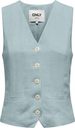 Only Onliris-Siesta S/L Linen Bl Vest Tlr
