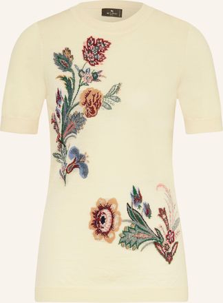 Etro Etro Strickshirt Mit Glitzergarn gelb