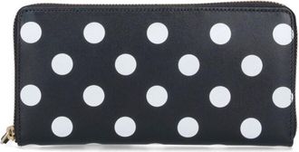 Comme Des Garçons Polka Dot Zip Wallet