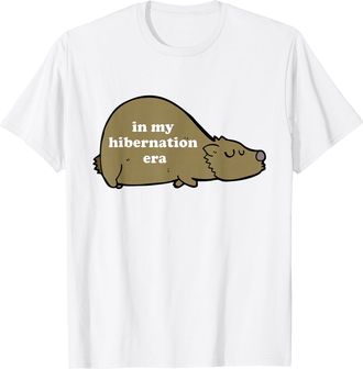 BDAZ In My Hibernation Era Lustiger Winterb&auml;r-Pyjama T-Shirt