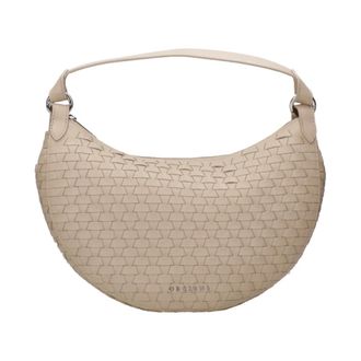 Orciani Geflochtene Leder-Schultertasche - - Bags - Damen - Beige - ONE SIZE