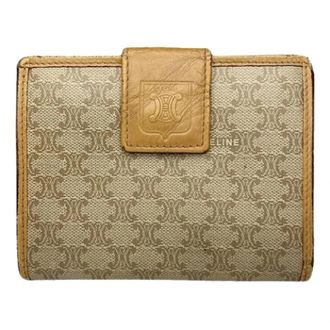 Celine Pre-owned Leder Portemonnaie - - Pre-owned - Damen - Beige - ONE SIZE
