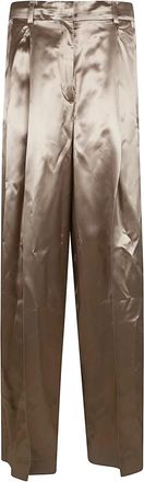 Fabiana Filippi Femme, Pantalons, Jaune, Taille: 34 FR Wide Pantalons