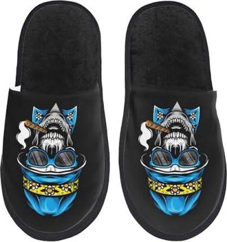 Generic Pantoufles Cr&acirc;ne Fumant Portant Un Bob Chaussures Chauds L&eacute;g&egrave;res Chaussons Pour Femme Homme Ext&eacute;rieur L