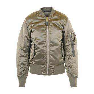 Alpha Industries Veste de vol Ma-1 Base - Femme - Vestes - Vert - Taille: 36 FR