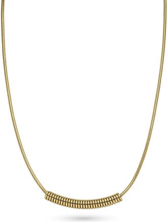 Liebeskind BERLIN Necklace - Halskette aus Edelstahl - IP Gold - Runde Schlangenkette verstellbar bis 45 cm - wasserfest & hautfreundlich
