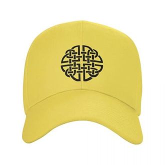 Generic Casquette de baseball personnalis&eacute;e avec noeud celtique Dara Symboles Celtes Casquette de baseball pour homme et femme Chapeau de camionneur respirant