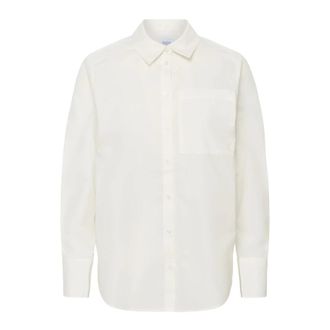 Saint Tropez Femme, Blouses et Chemises, Blanc, Taille: 40 FR Chemisier Blanc Classique