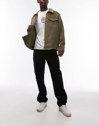 Lacoste Cordhose in Schwarz-Bunt