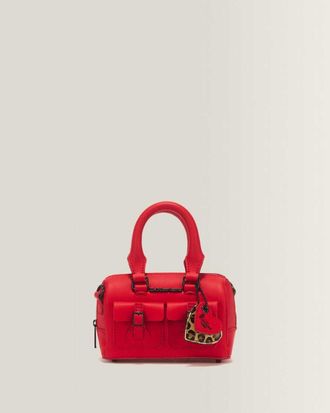 Dr. Martens Mini Top Handle Kiev Ledertasche in Rot