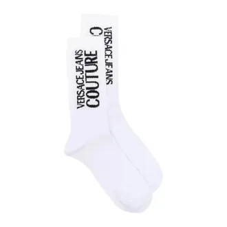 Versace Homme, Sous-vêtements, Blanc, Taille: M Logo Socks