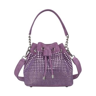 Alma En Pena Rhinestone Eimer Tasche - - Bags - Damen - Lila - ONE SIZE