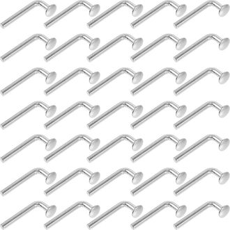 Pretyzoom 50 St&uuml;ck J Bolzen Palettenregal Fallbolzen aus Rostfreiem Stahl Hochleistungs Sicherheitsbolzen f&uuml;r Schwerlastregale Universeller M&ouml;bel Clip f&uuml;r Lager