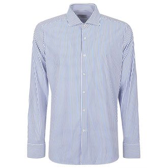 Sonrisa Gestreiftes Hemd mit Kn&ouml;pfen - - Shirts - Herren - Blau - L