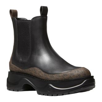 Michael Kors Dupree Logo- und Lederstiefel - - Shoes - Damen - Schwarzk - 38 1/2 EU